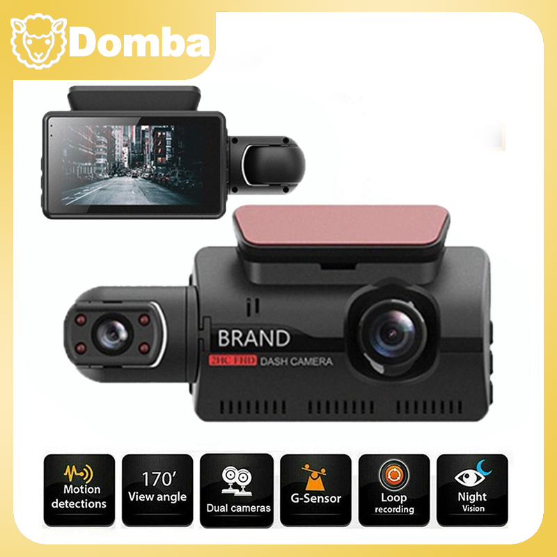 Jual 1080P FHD Car Dash Cam Vehicle BlackBox DVR Dual Lens night vision ...