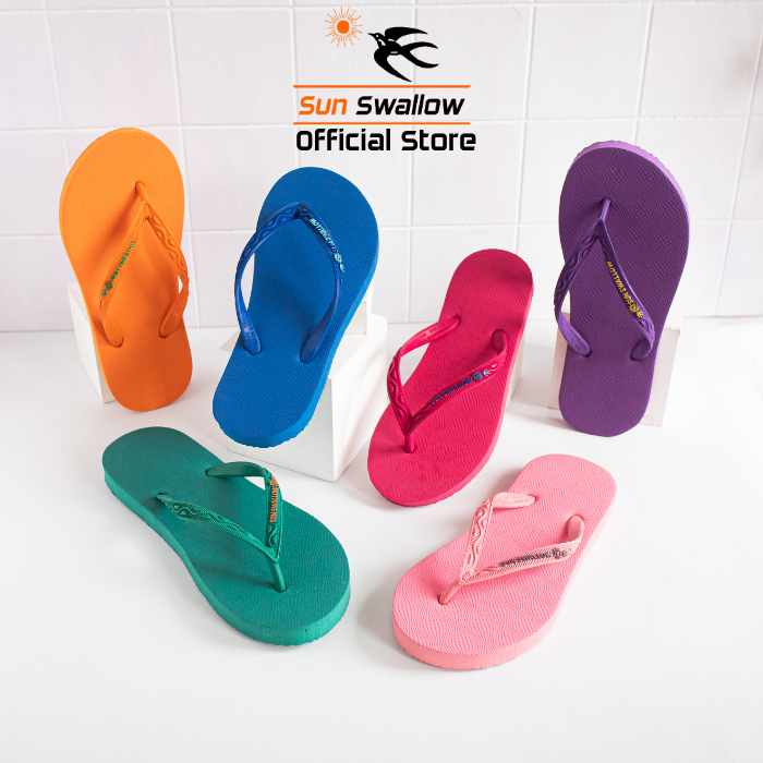 Jual Sun Swallow Sandal Jepit Karet Wanita Sendal Nice Ladies Size ...