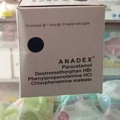 Jual ANADEX Strip - Obat Demam Batuk Pilek Flu Isi 10 Tablet | Shopee ...