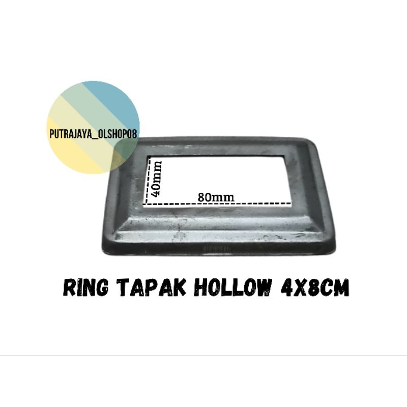 Jual ring tapak plendes besi hollow 4x8cm | Shopee Indonesia