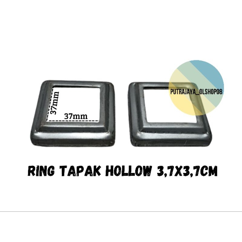 Jual ring tapak plendes besi hollow 3,7x3,7cm | Shopee Indonesia