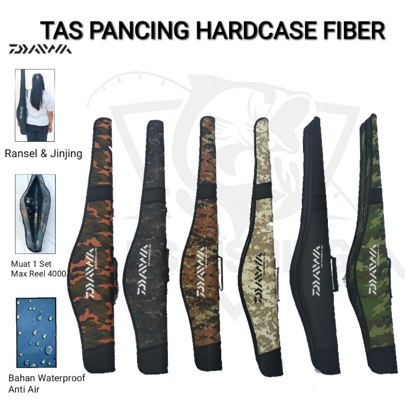 Jual Tas Pancing Daiwa Slempang Model Hardcase CG Fiber Motif Polos ...