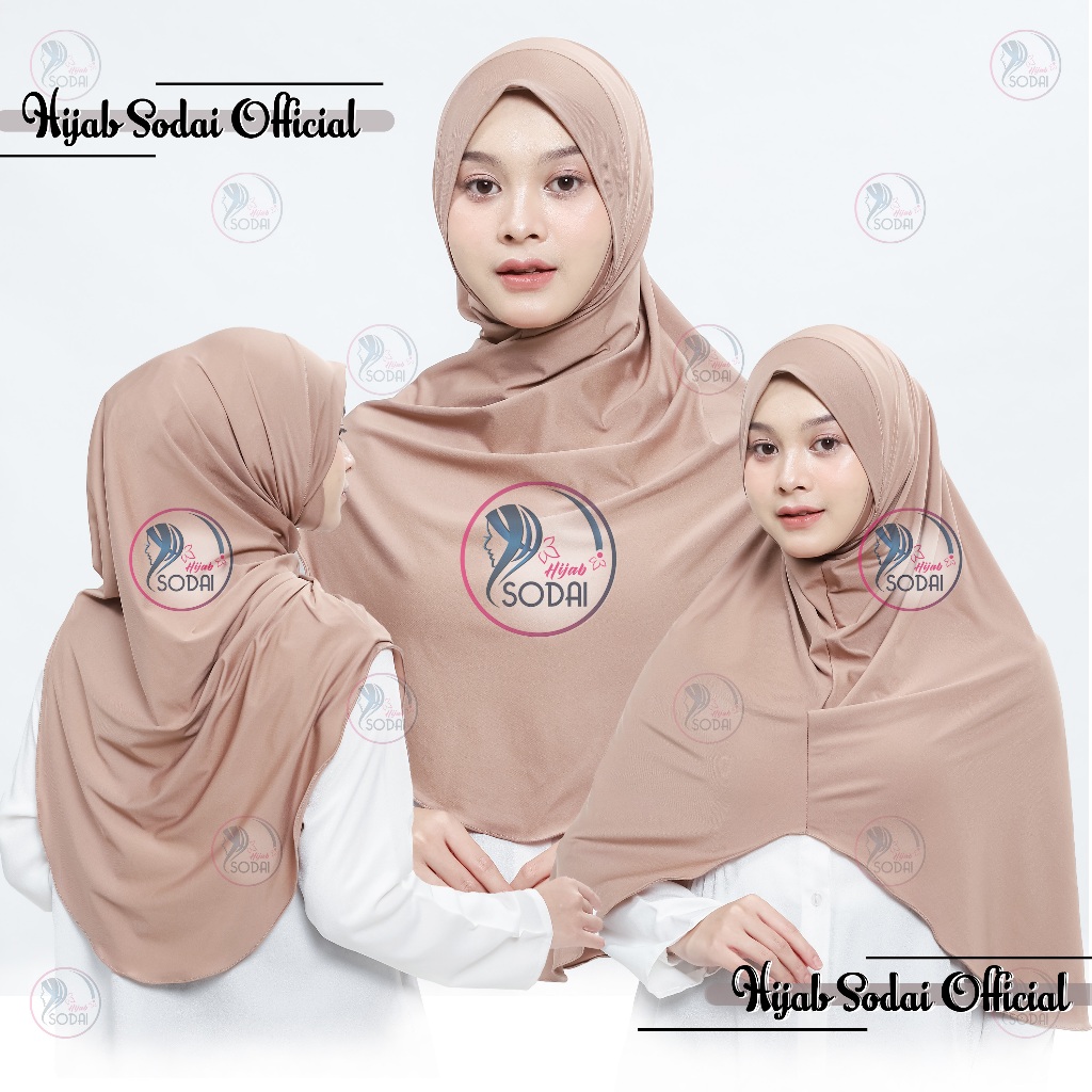Jual Hijab Instan Jiisoo Malay Dagu Shireen Oval Jersey All Size | Shopee Indonesia