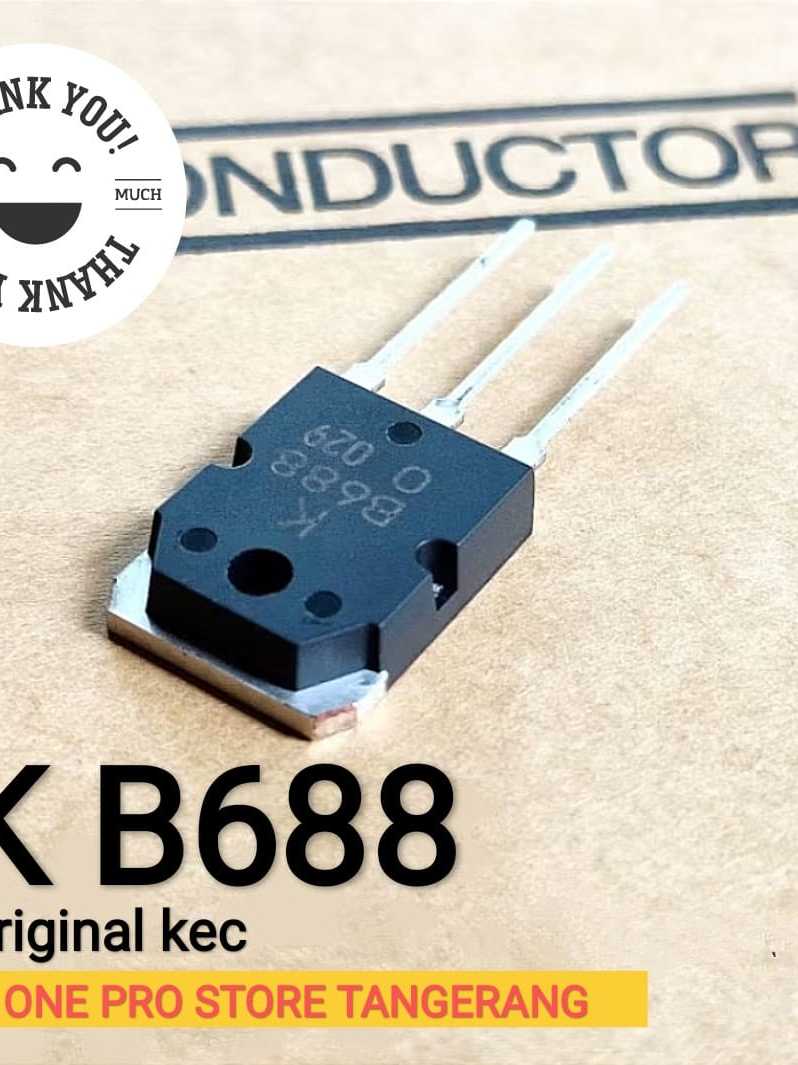 Jual ( 1 BUAH ) TRANSISTOR 2SB688 B688 B 688 ASLI KEC NO SET | Shopee ...