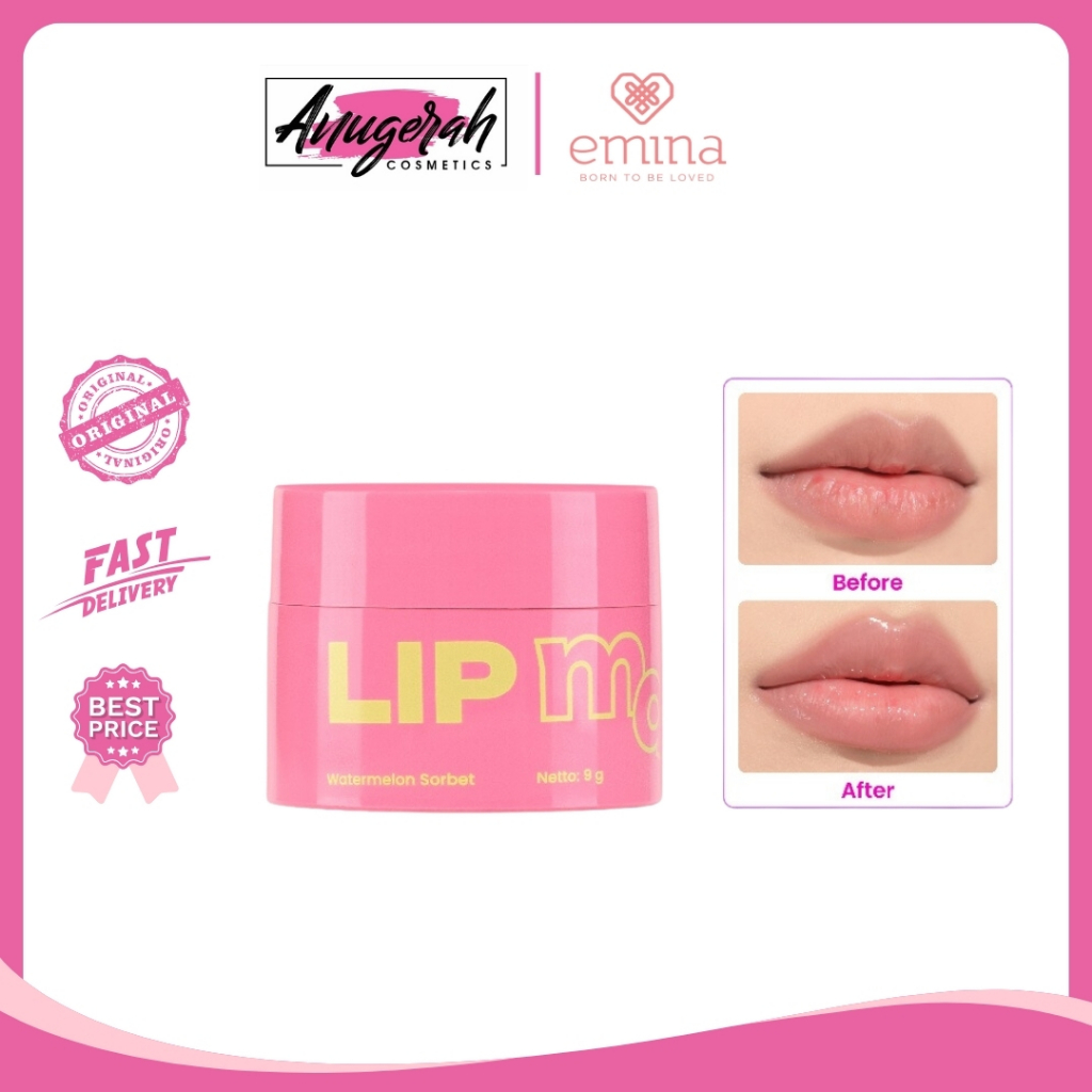 Jual Emina Lip Mask 9 g - Masker Perawatan Bibir Lembab, High-Moisture ...