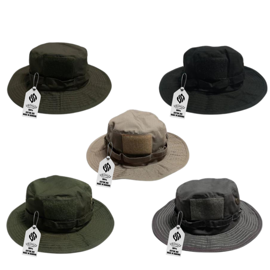 Jual PROMO!!! Topi Rimba Army | Topi Jungle Hat Tactical | Topi Gunung ...