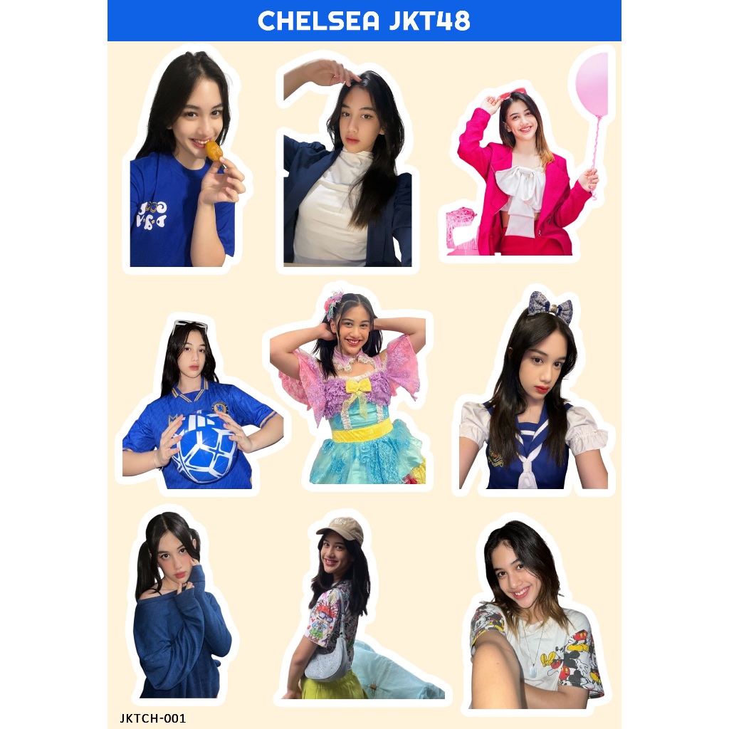 Jual CHELSEA STIKER JKT 48 I STIKER JKT 48 I JKT 48 NEW ERA I STIKER ...