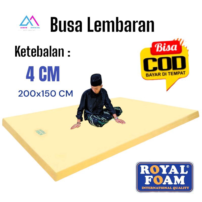Jual Busa Lembaran Ukuran 150 x 200 x 4 CM | 100 x 150 x 4 CM Busa ...