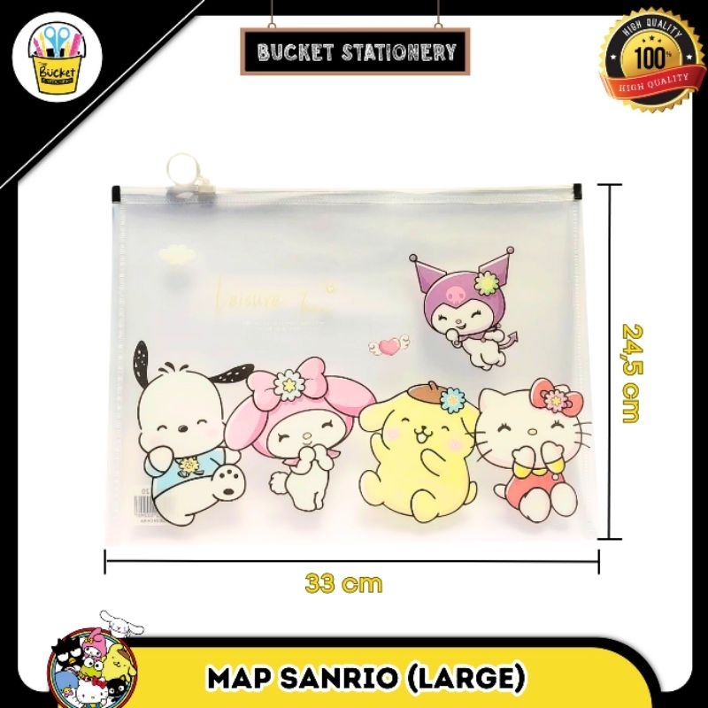 Jual Map Sanrio Ukuran Large (24,5 x 33 cm) | Shopee Indonesia