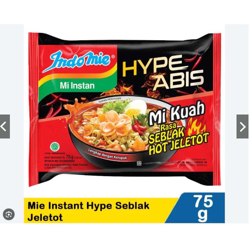Jual Mie Indomie Seblak Hot Jeletot Asli | Shopee Indonesia