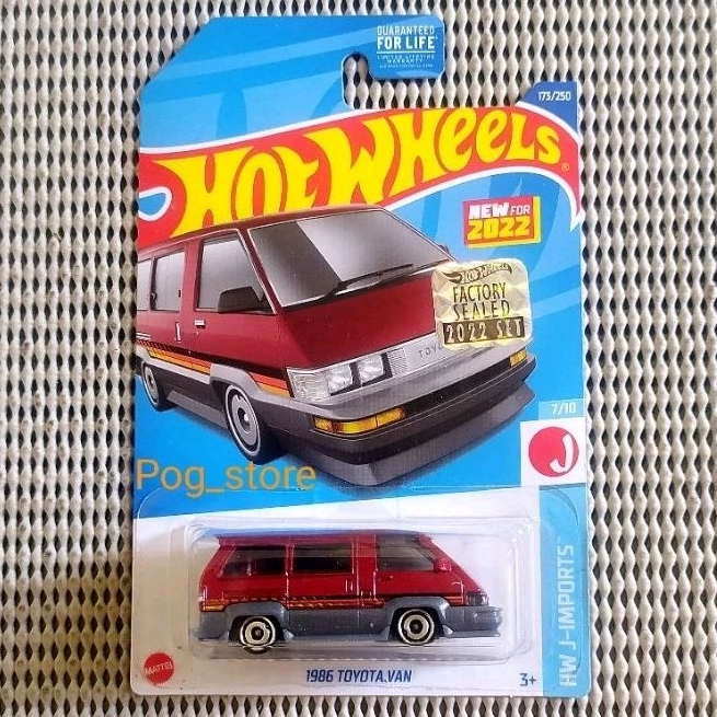 Jual Hot Wheels 2022 - 1986 Toyota Van - Maroon(Factory Seal 2022 ...