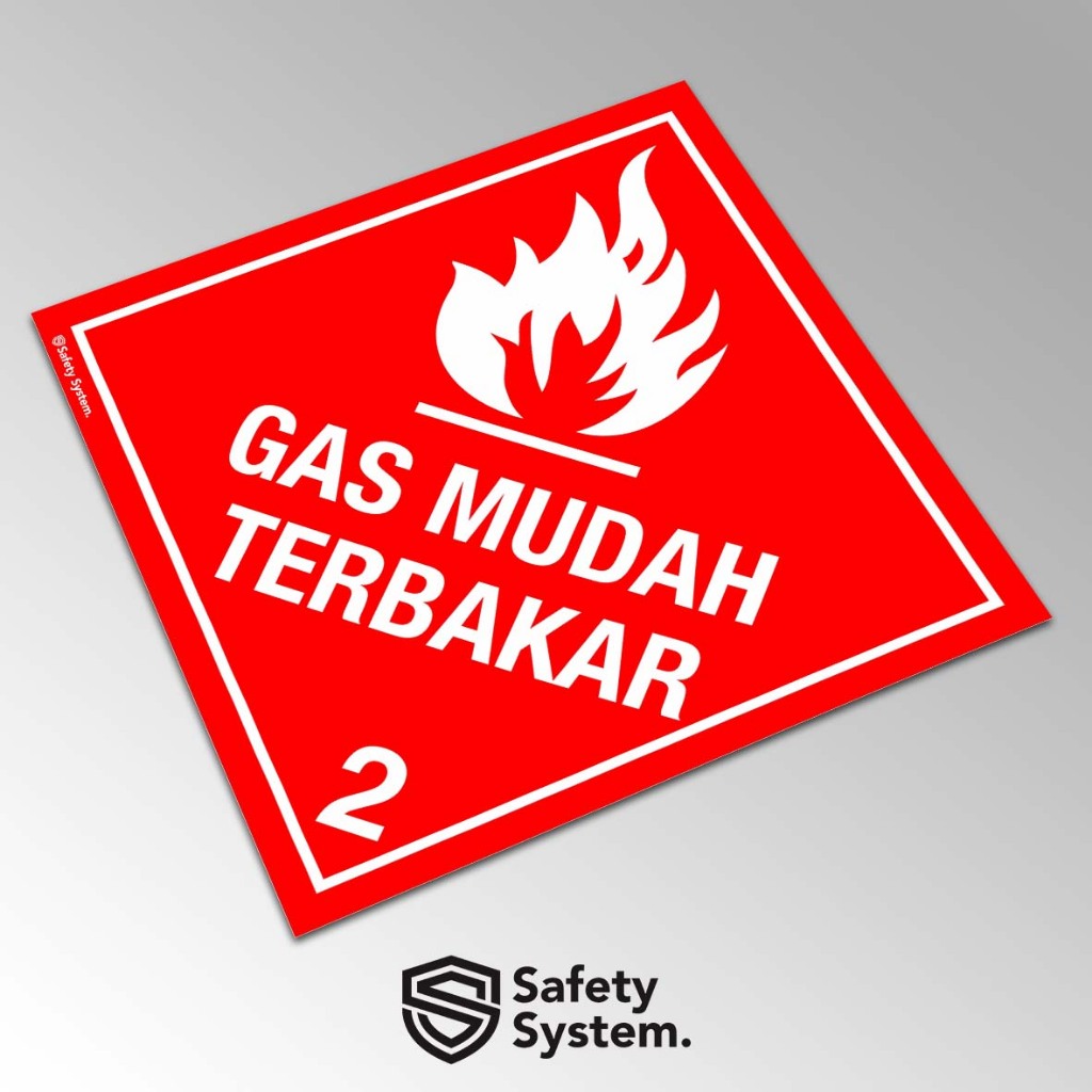 Jual Stiker Label Simbol B3 IATA Transportasi Kelas Material Bahaya ...