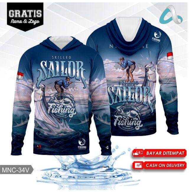 Jual Jersey Mancing Hoodie Costum - Baju Mancing Lengan Panjang -Jersey ...