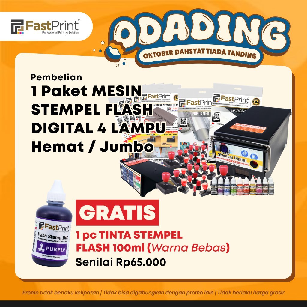 Jual Paket Jumbo Mesin Stempel Digital Warna 4 Lampu Lengkap | Shopee Indonesia
