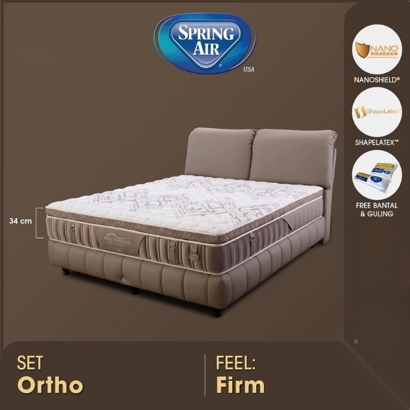 Jual Kasur Spring Air type Ortho (Set Plus Divan Sandaran California ...
