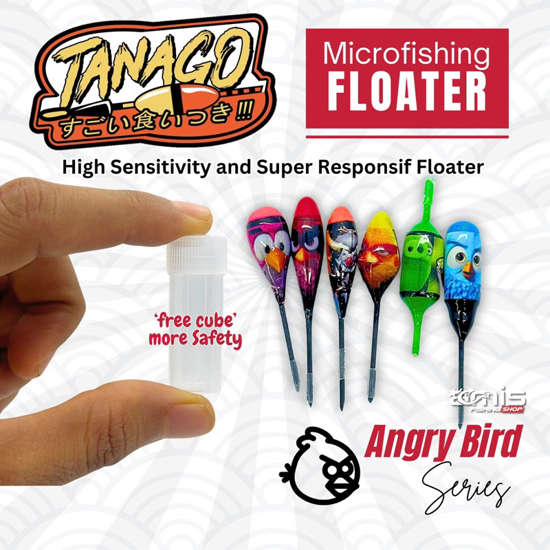 Jual Pelampung Tanago Micro Fishing Floater Angry Bird Pancing Kukumbul ...