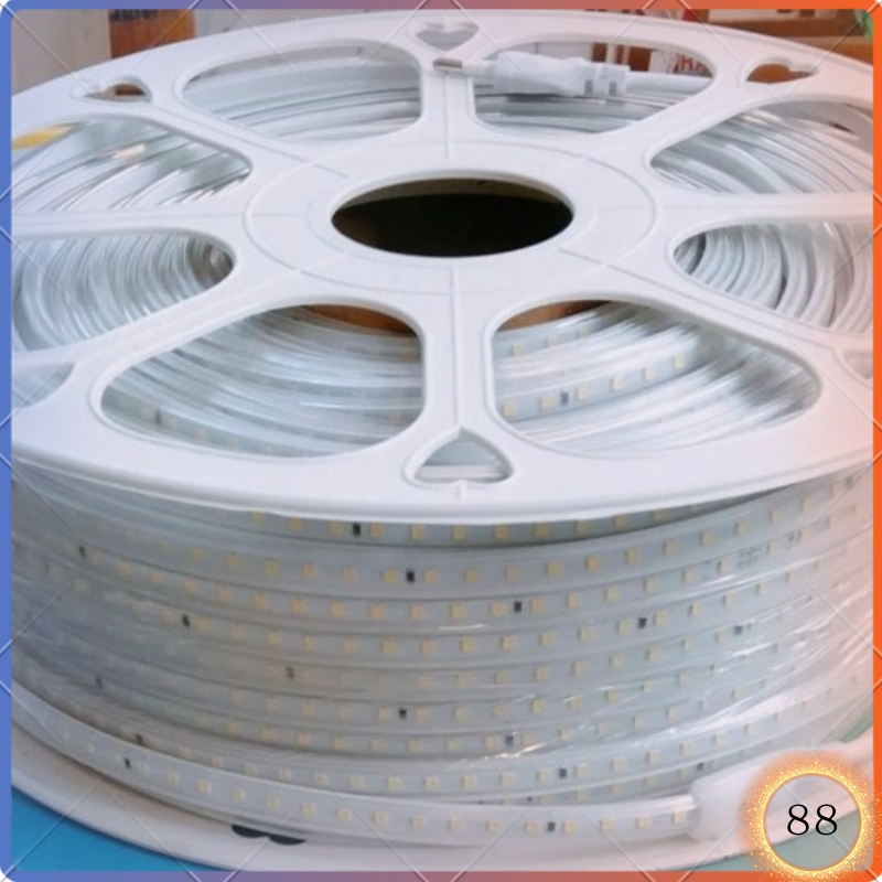 Jual LED STRIP Selang SMD 2835 Mata Rapat 100 METER AC 220V 100M JEPIT ...