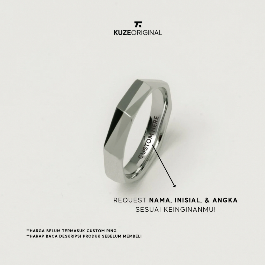 Jual Kuze Original Cincin Tungsten / Ring - Martin | Shopee Indonesia