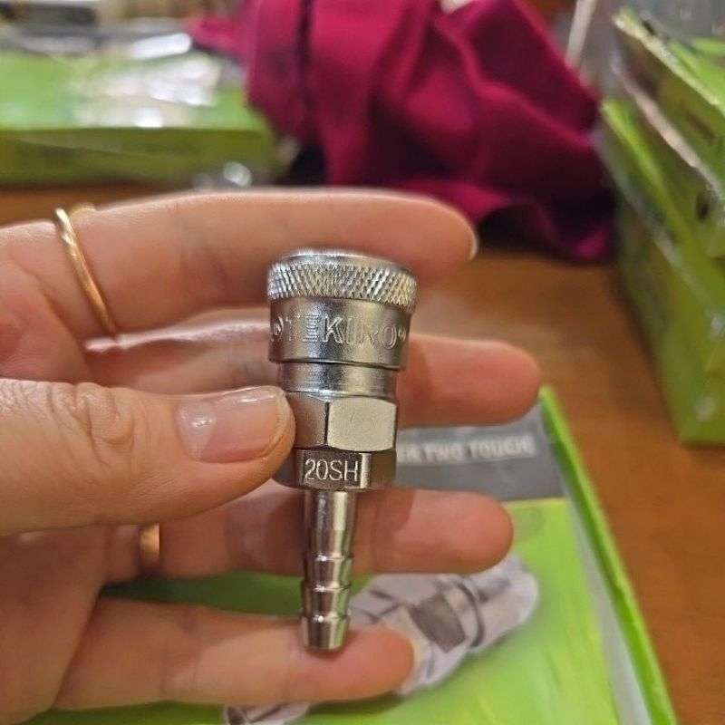 Jual coupler selang sh20 tekiro /sambungan selang kompresor sh20 tekiro ...