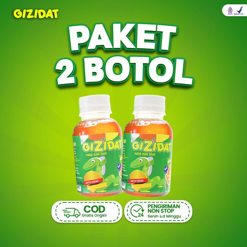 Jual Gizidat Paket 2 Botol - Gizidat Madu Herbal Nutrisi Madu Hutan ... Jual Gizidat Paket 2 Botol - Gizidat Madu Herbal Nutrisi Madu Hutan ...