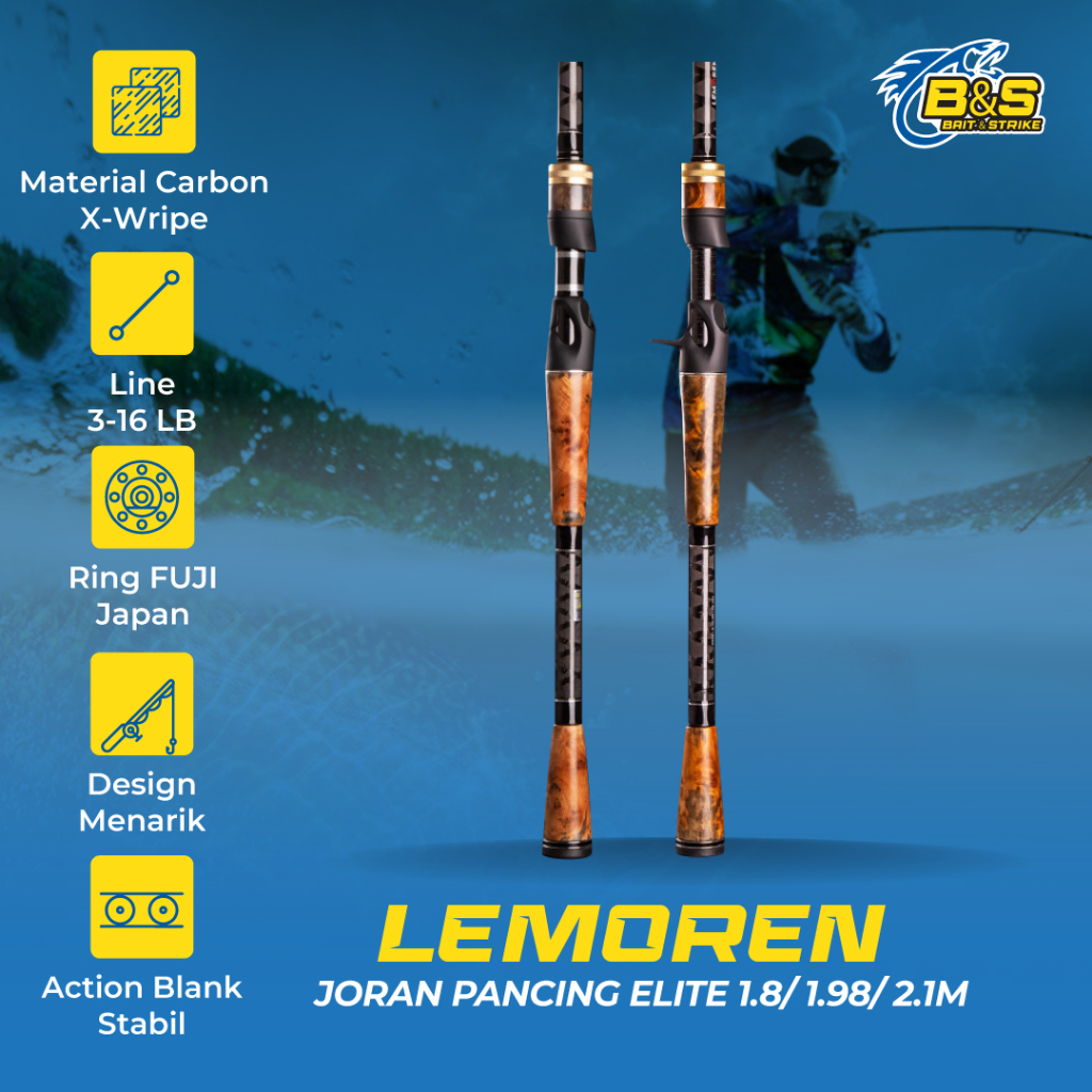 Jual Joran Pancing FUJI Lemoren Lighthing 2.10m / 2.28m / 2.4m Joran ...
