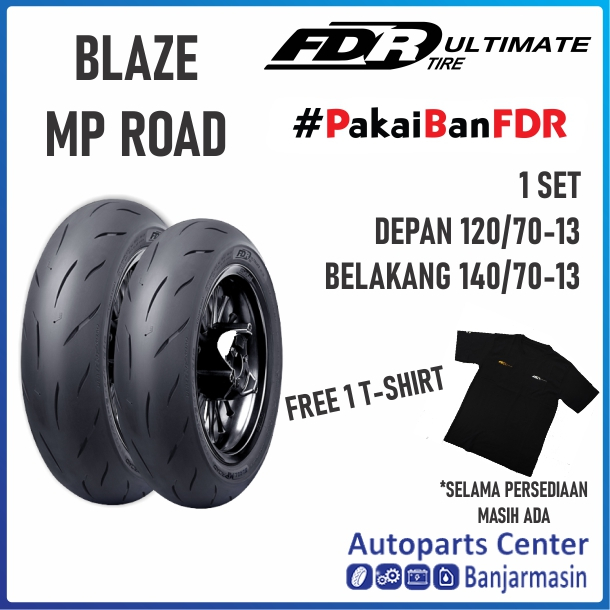 Jual BAN FDR BLAZE MP ROAD 1 Set Depan dan Belakang | Shopee Indonesia