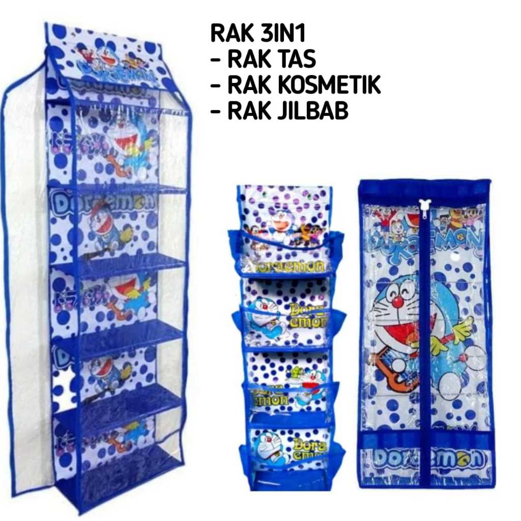 Jual Rak set gantung 3 in 1 rak jilbab rak tas rak kosmetik | Shopee ...