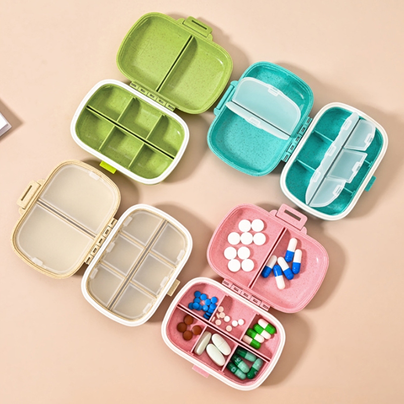 Jual Kotak Tempat Penyimpanan Obat Vitamin Portable Mini Travel ...
