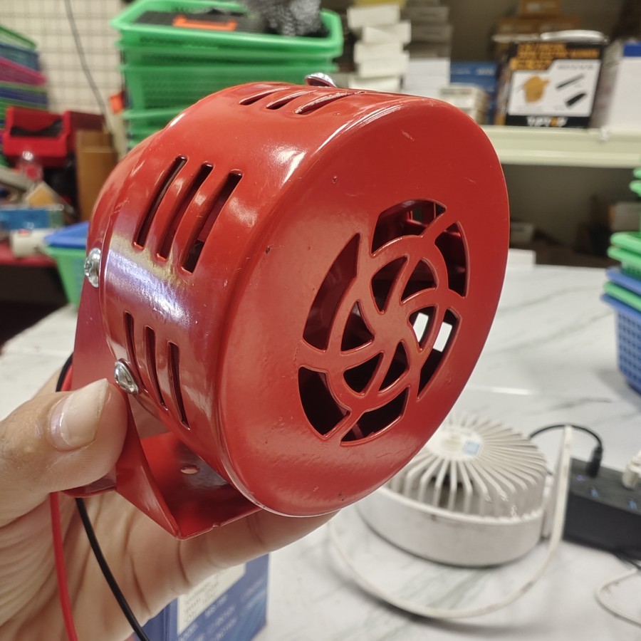 Jual Motor Sirine Mini MS190 DC 24V Fort Baby Siren Alarm Listrik MS ...