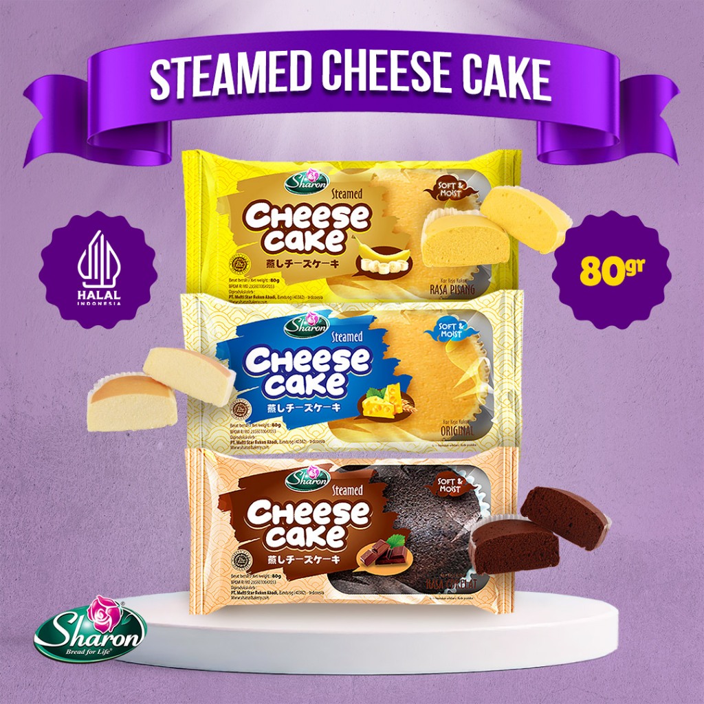 Jual Steamed Cheese Cake Sharon Bakery 80gr | Shopee Indonesia