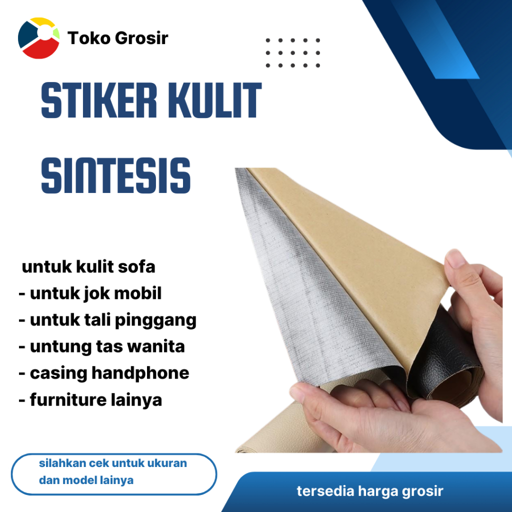 Jual Sticker Kulit Sofa Leather Repair Sticker Cover Perbaikan Kulit ...