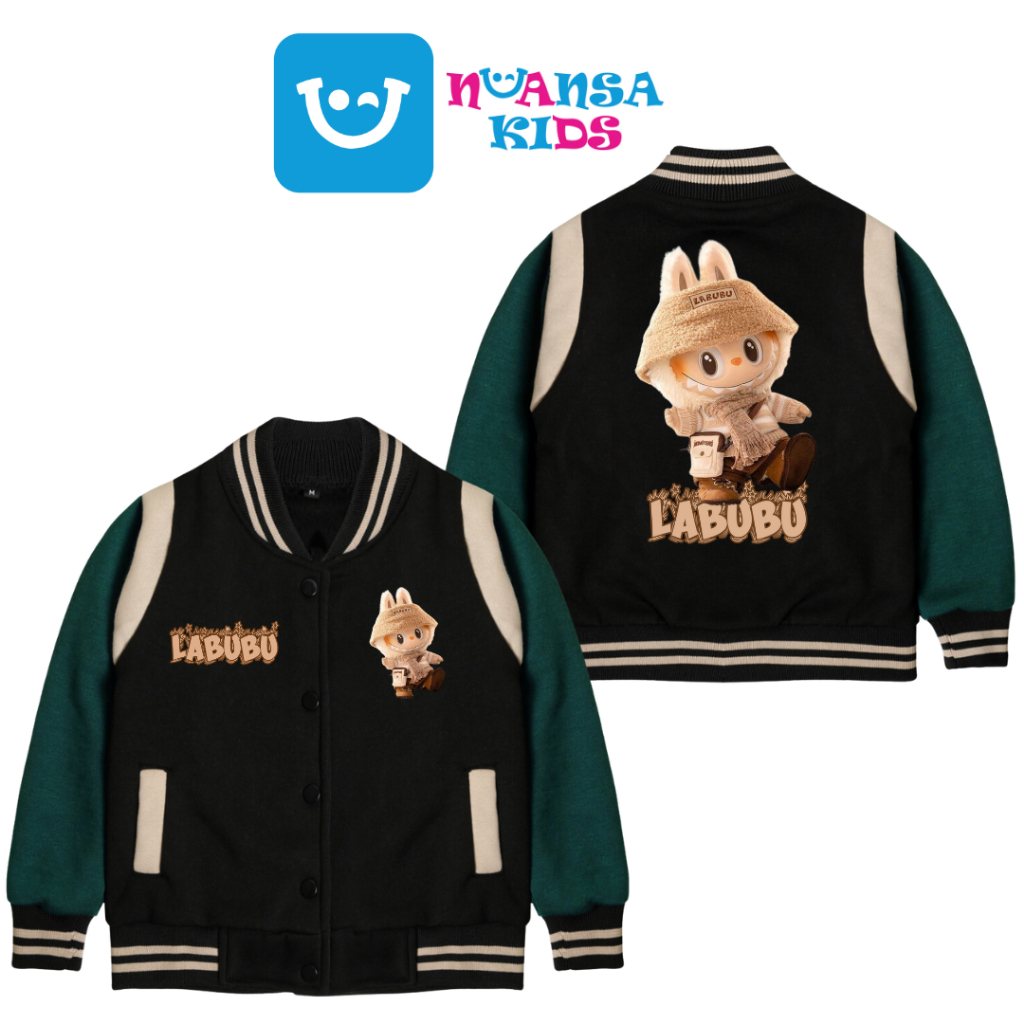 Jual Jaket Baseball Anak Model Labubu Untuk Usia 1-12 Tahun | Shopee ...