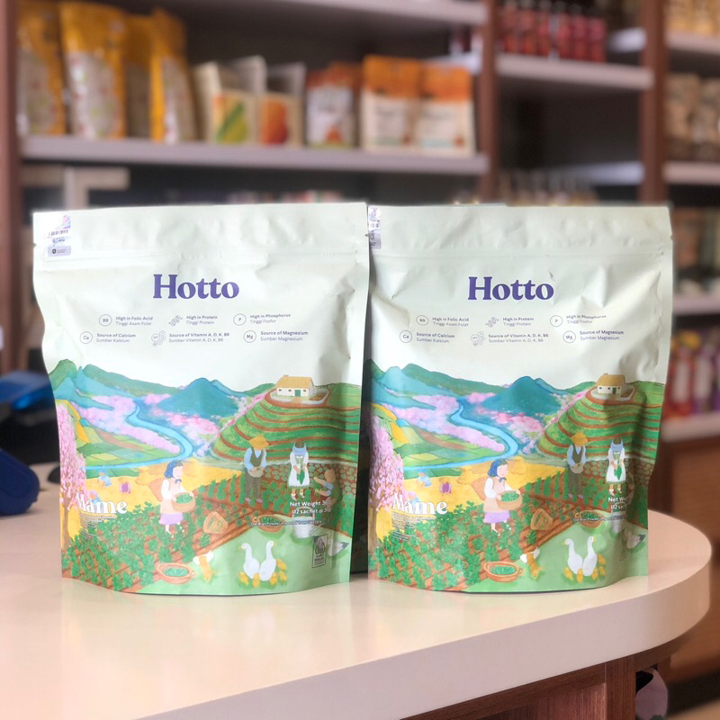Jual Hotto Mame Edamame 12 Sachet Hotto Purto Multigrain Oat 1 Pouch 12 ...