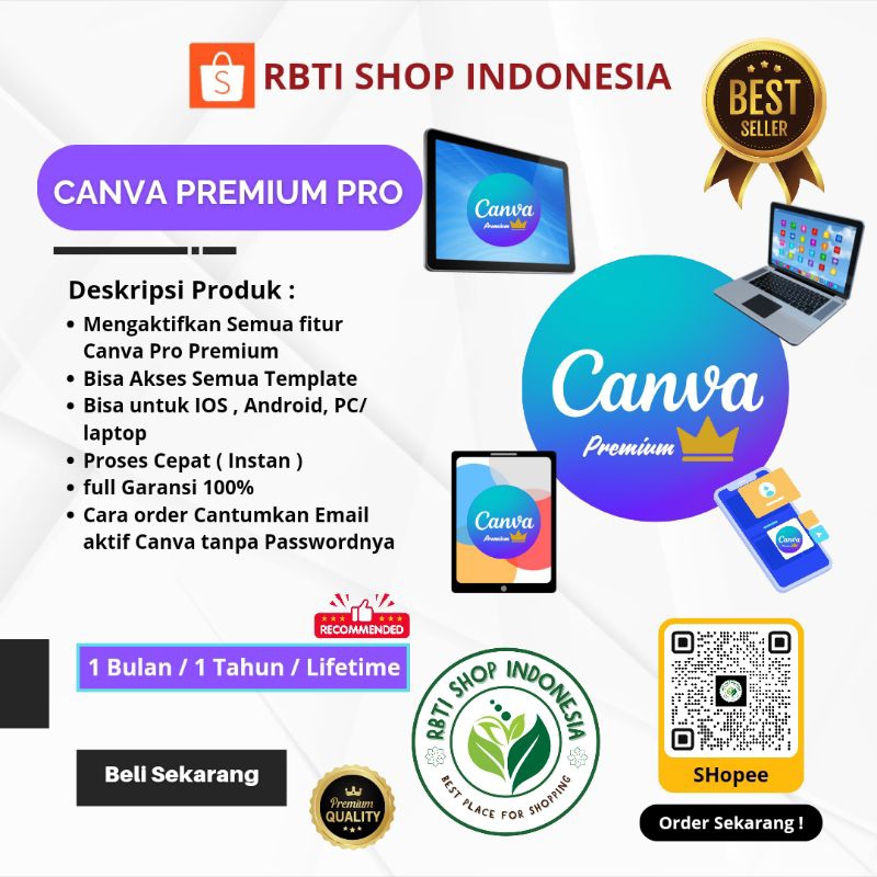 Jual Canva Pro Premium | Shopee Indonesia