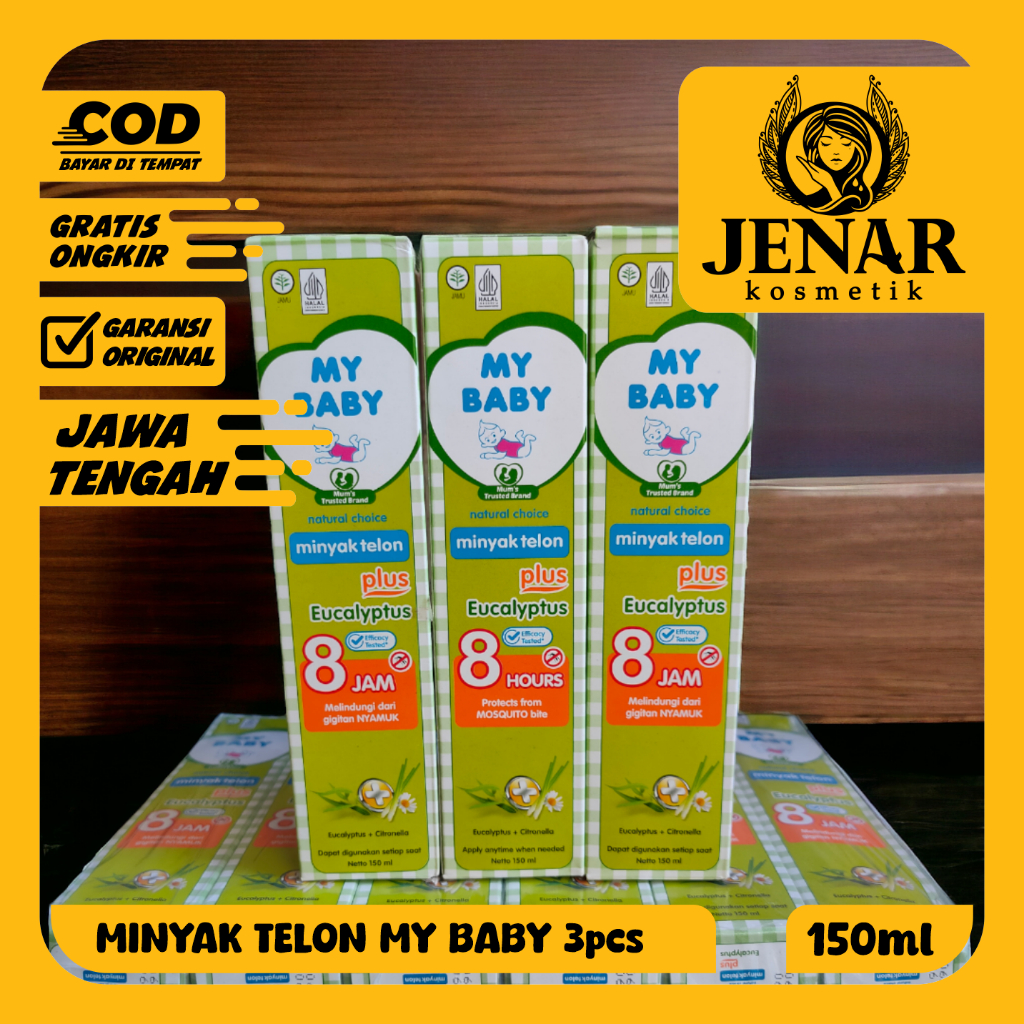 Jual MINYAK TELON PAKET ISI 3 LAVENDER EUCALYPTUS 150ML UNGU HIJAU ...