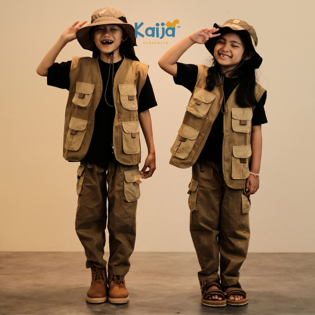 Jual TREK VEST SET / Setelan Vest Rompi Anak Outdoor by KAIJA | Shopee ...