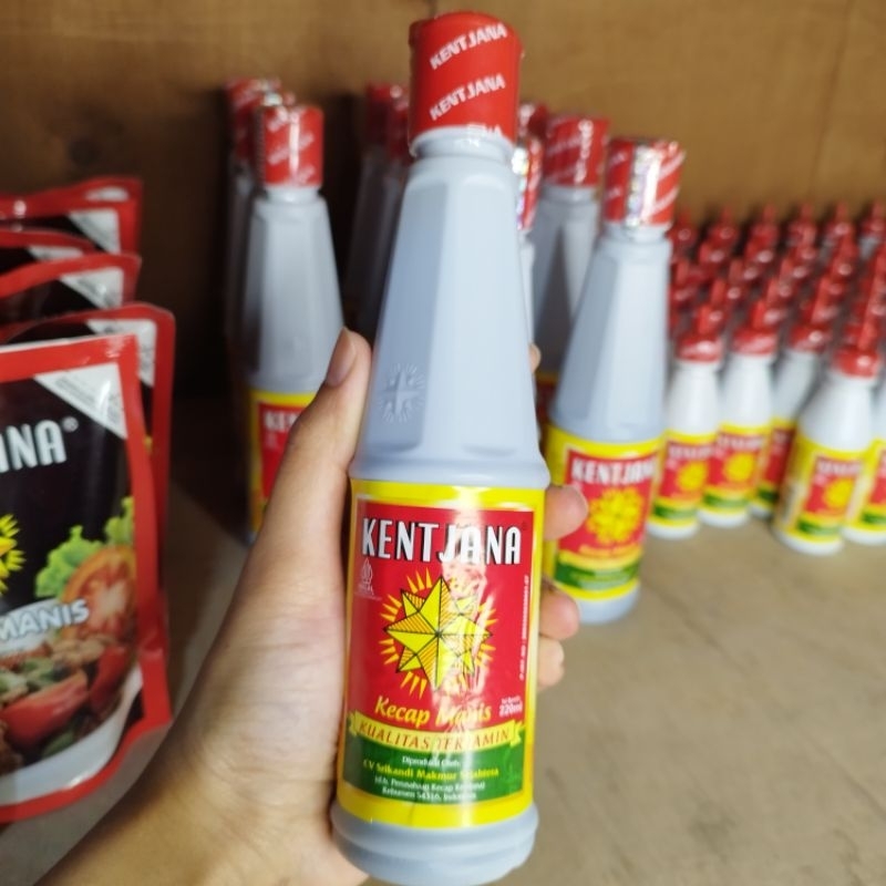Jual KECAP BOTOL 220ML | KECAP KENTJANA | KECAP KHAS KEBUMEN | Shopee ...