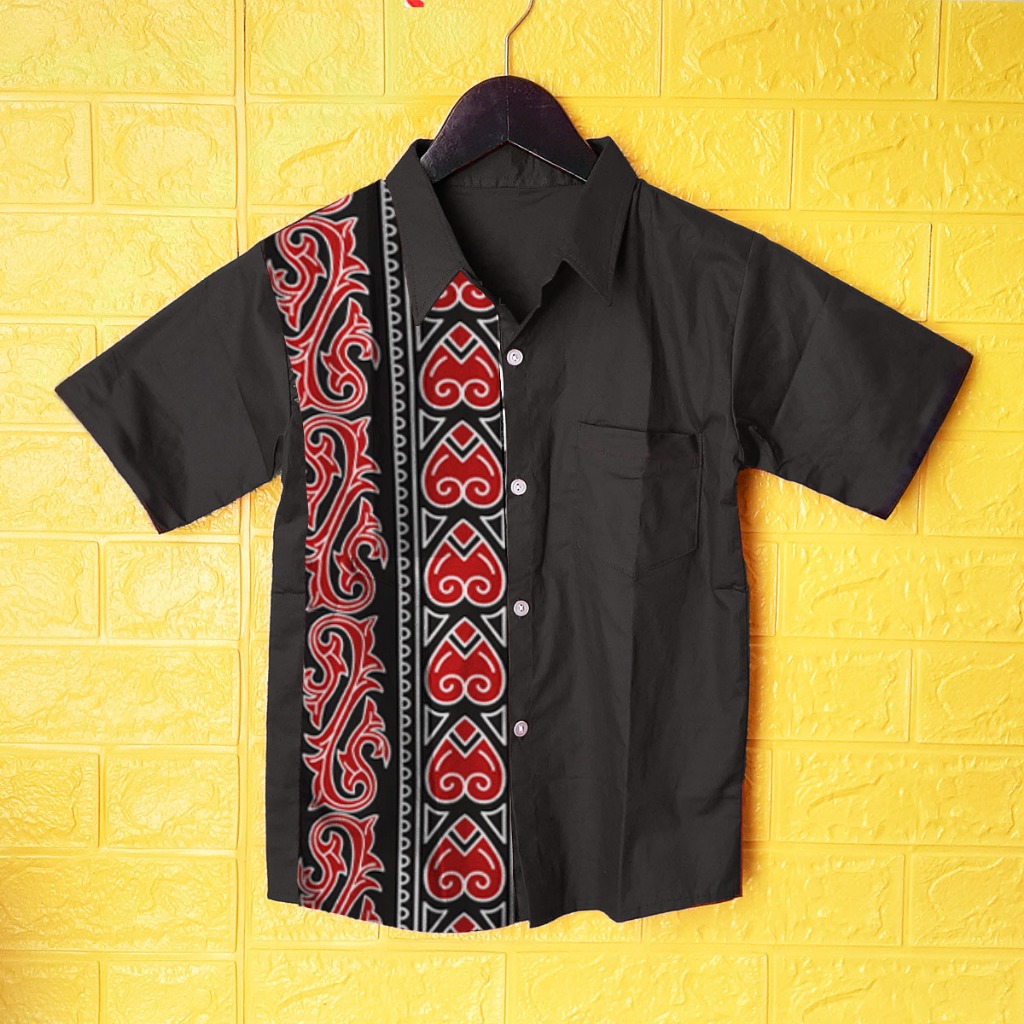 Jual Angelaco | Batik Gorga Anak Lengan Pendek | Batik Premium Etnik ...