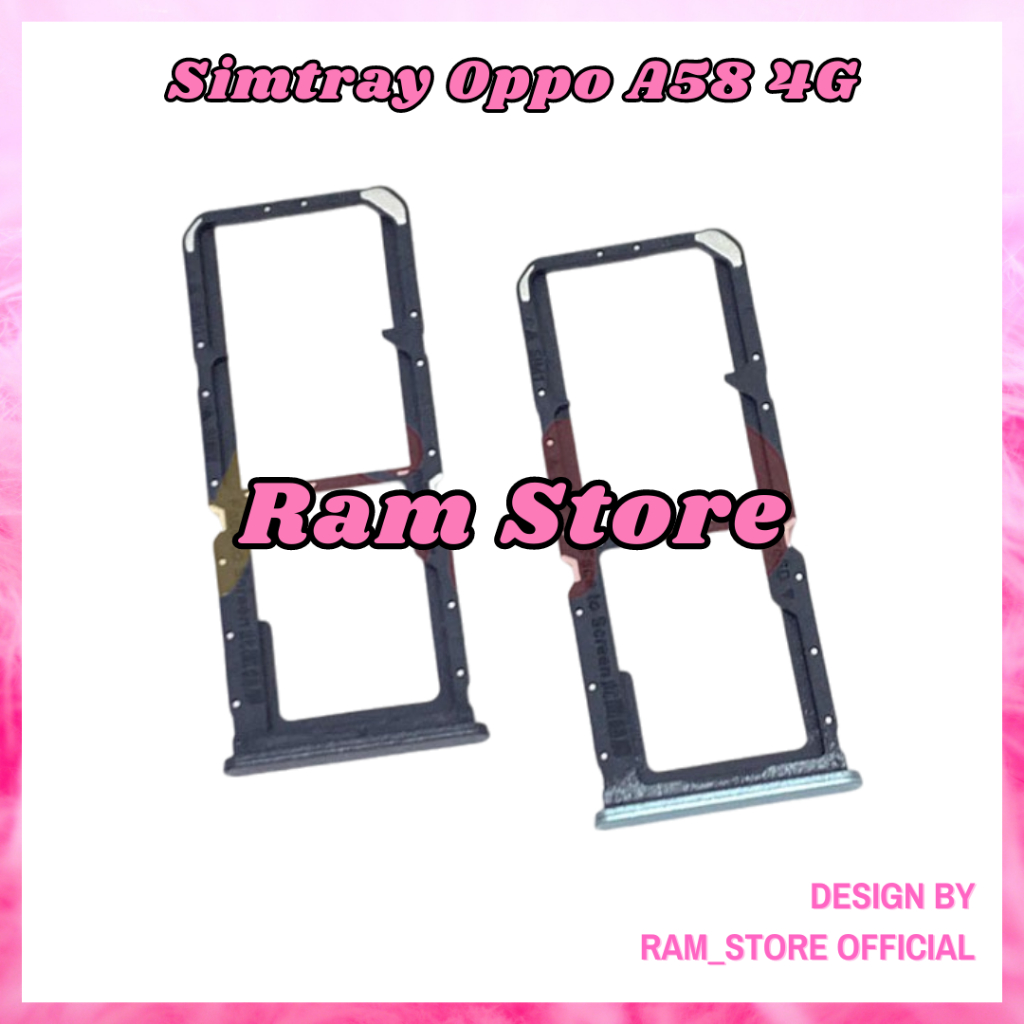 Jual Simtray Sim Tray OPPO A58 4G Tempat Kartu Slot Sim Simlock Simcard ...
