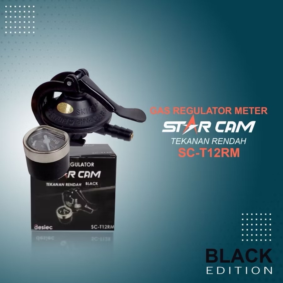 Jual STARCAM T12RM Regulator Gas Tekanan Rendah Indikator Meter SC ...