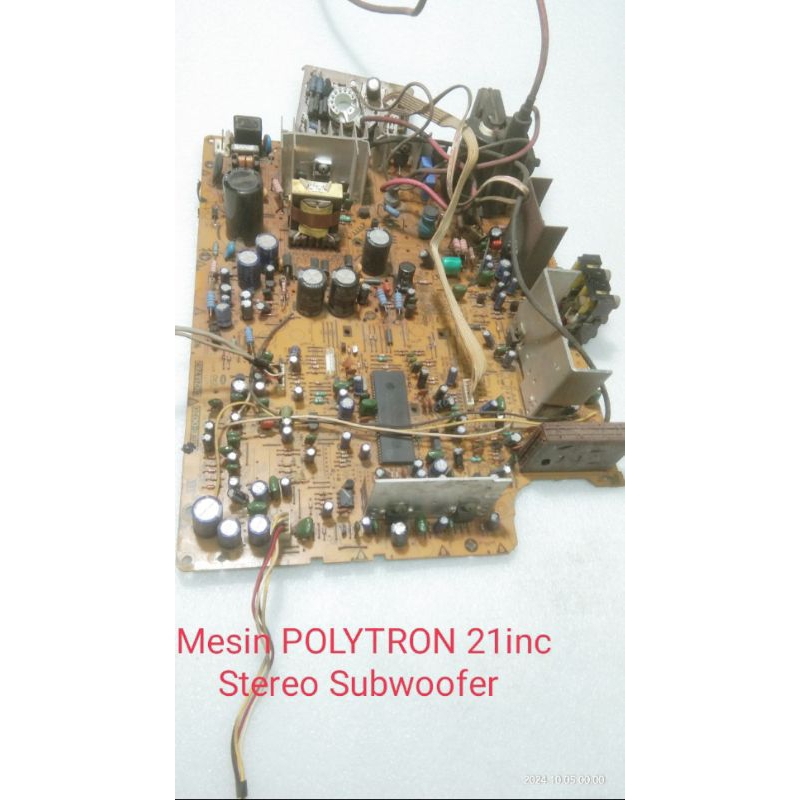 Jual MESIN TV POLYTRON 21 INCH STEREO SUBWOOFER | Shopee Indonesia