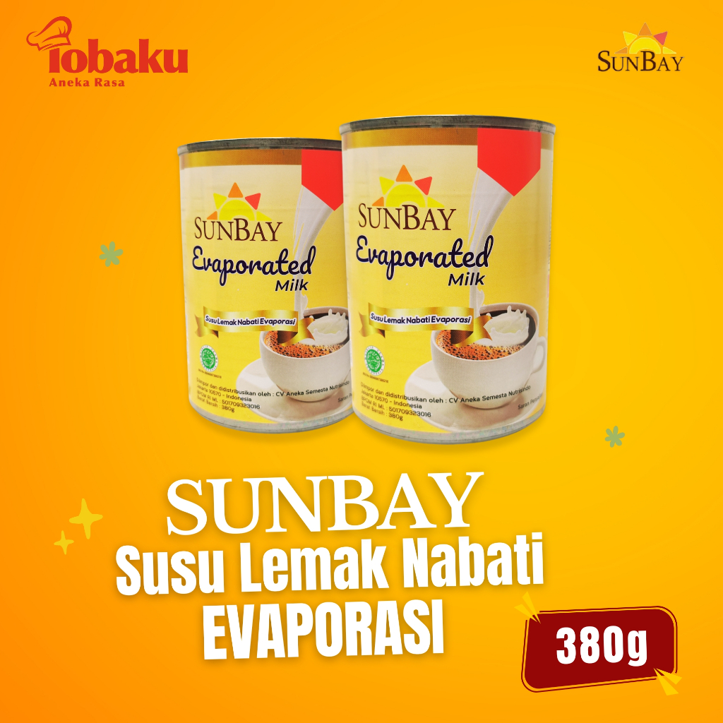 Jual SUNBAY Susu Lemak Nabati Evaporasi 380g _ | Shopee Indonesia