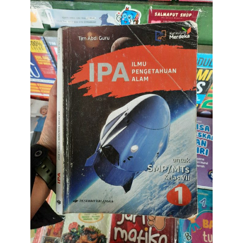 Jual IPA Ilmu Pengetahuan Alam untuk SMP/MTs kelas VII Kurikulum Merdeka Erlangga - Bekas ...
