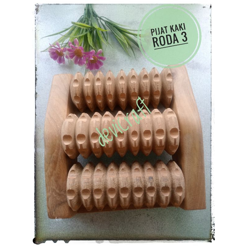 Jual Pijat kaki roda 3,pijat kaki kayu,pijat Reflexy kayu,Alat pijat ...