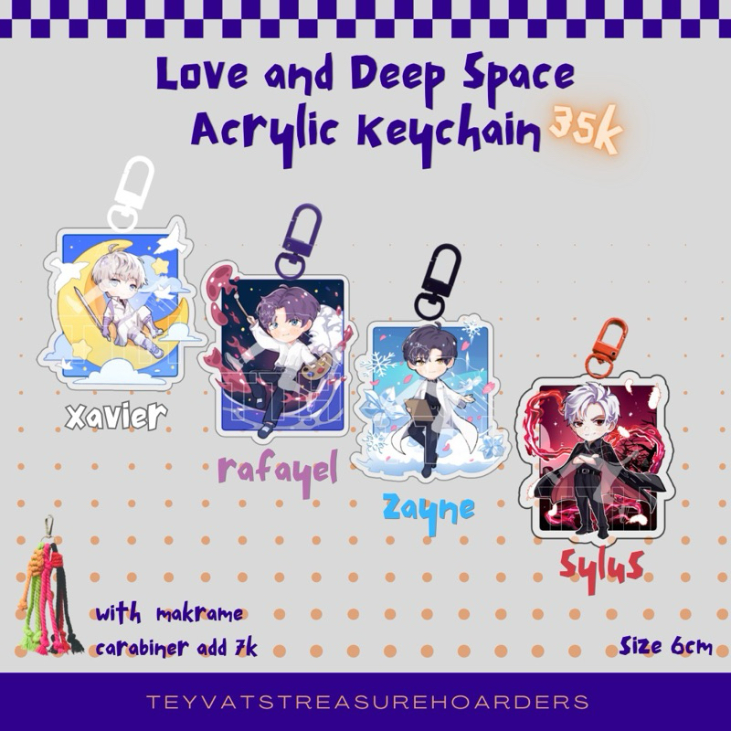 Jual Keychain Love and Deep Space / deepspace / Lads / LDS rafayel ...