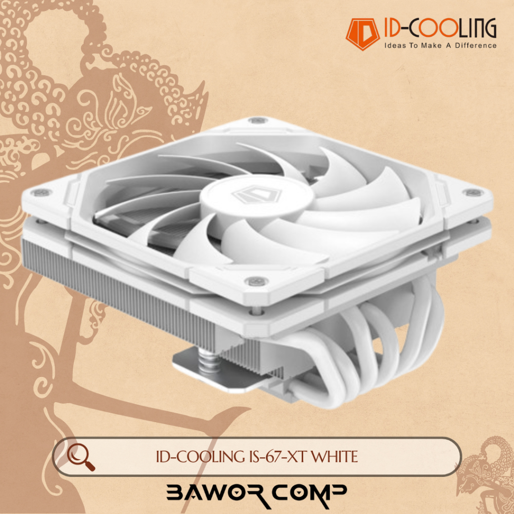 Jual ID-COOLING IS 67 XT WHITE | HSF Low Profile CPU Cooler Intel / AMD | Shopee Indonesia