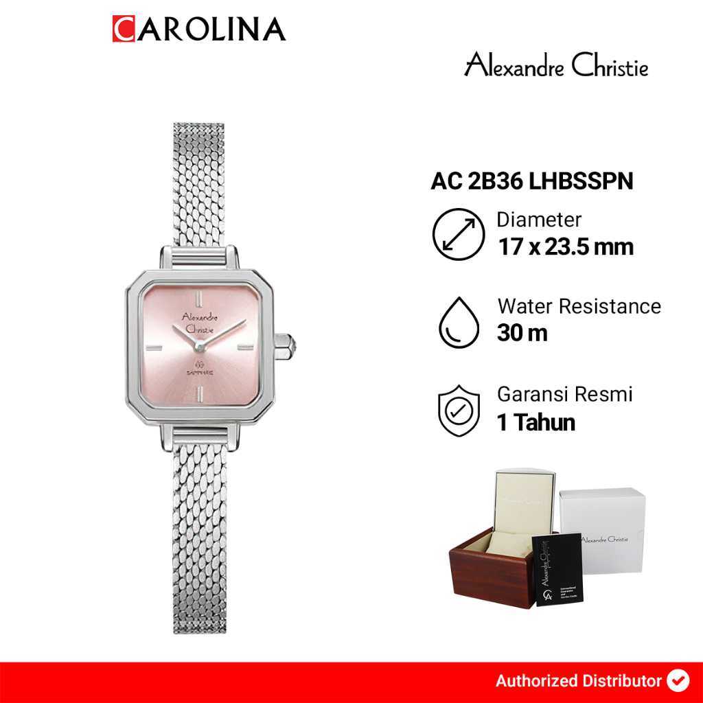 Jual Jam Tangan Wanita Alexandre Christie Passion AC 2B36 LHBSSPN Light ...