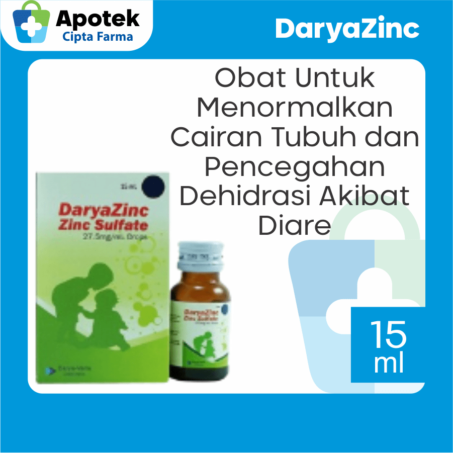 Jual Daryazinc Drops Obat Diare Anak Obat Mencret Anak Zinc Zink ...
