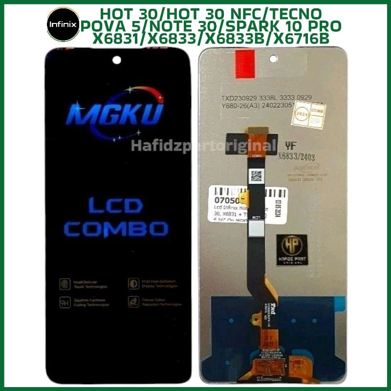 Jual Lcd Touchscreen Infinix Note 30 / Tecno Pova 5 / Tecno Spark 10 ...