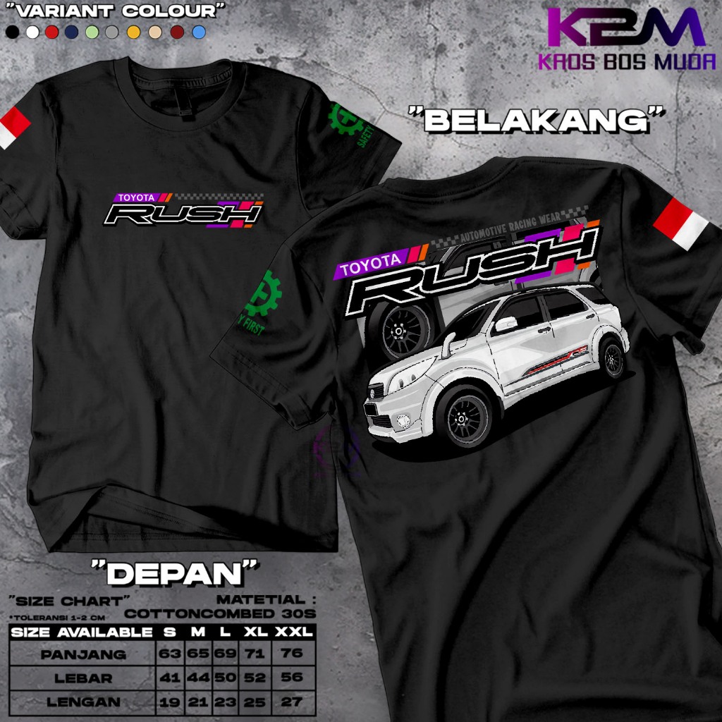 Jual Kaos Racing Mobil Toyota Rush Lama Old Rush TRD Sportivo Konde ...
